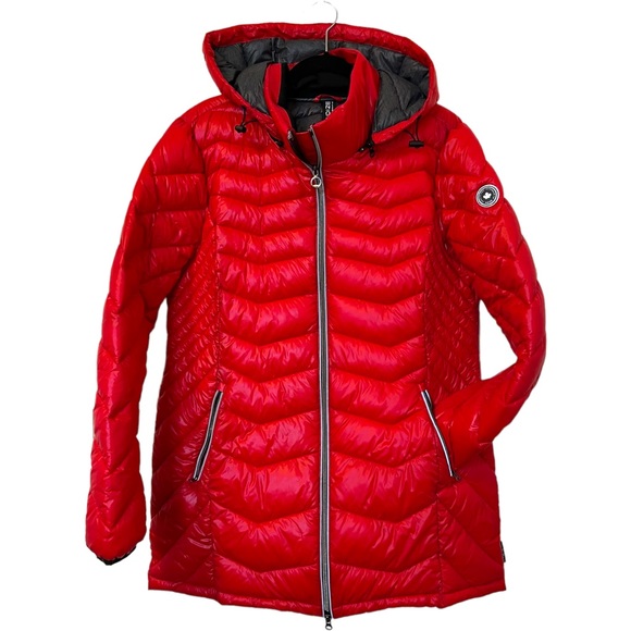 Noize | Jackets & Coats | Noize Outerware Clair Red Puffer Jacket In Xl ...